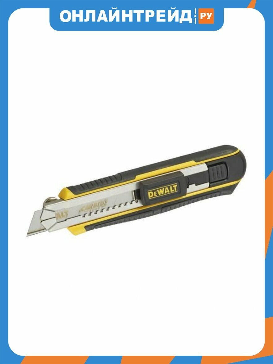 Нож с сегментированным лезвием Dewalt DWHT0-10249, 18мм, кассетный