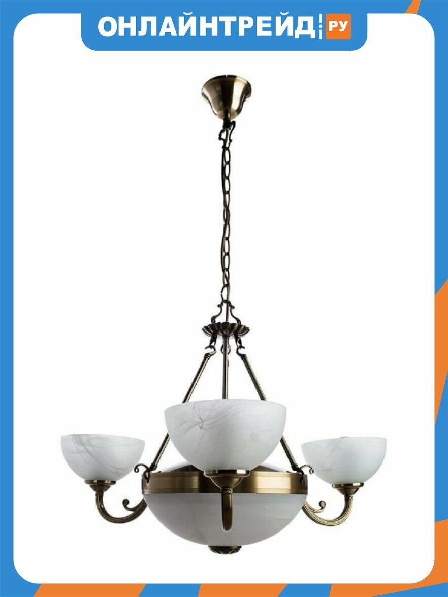 Подвесная люстра Arte Lamp Windsor White A3777LM-3-2AB.