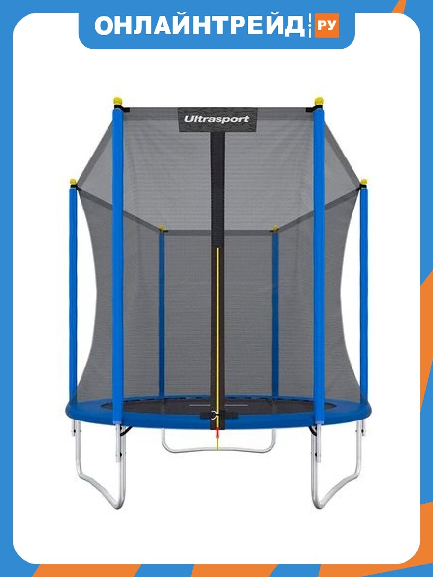 Батут Dfc Trampoline STOCK 6 ft ULTRASPORT с внешней защитной сеткой