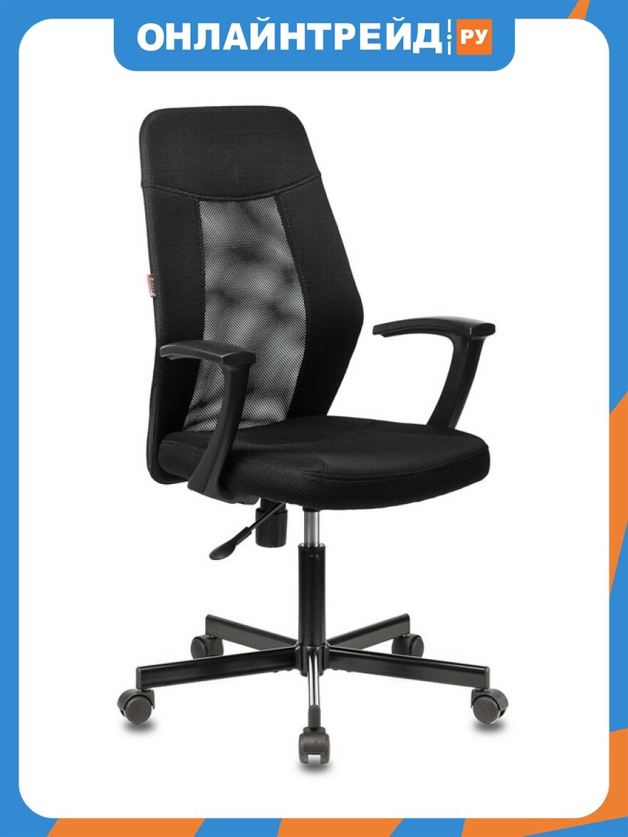 Кресло офисное Easy Chair VB_EChair-225 PTW_TW11 сетка/ткань черный