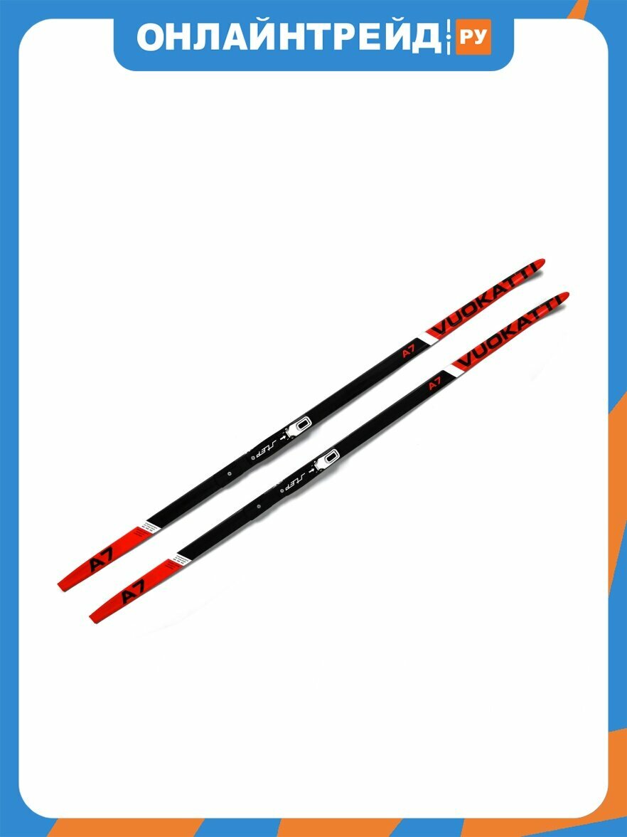 Лыжный комплект Vuokatti без палок NNN Step-in (Wax), Black/Red, 170 см