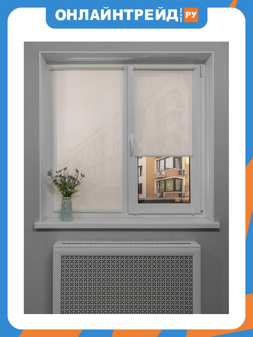 Рулонная штора LM Decor Санскрин 300-01, 72х160 см (30001072 LD)