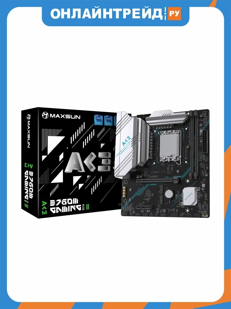 Материнская плата Maxsun MS-B760M GAMING WIFI ACE 2 (LGA1700, mATX)