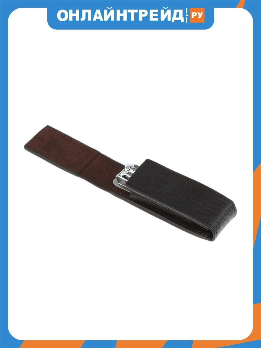Маникюрный набор Dewal Professional DEWAL For Men 2 предмета, натур. кожа, черный