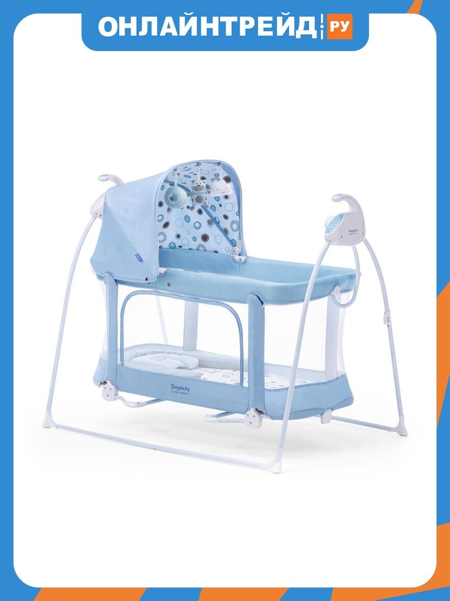 Колыбель-манеж Simplicity 4030 Auto Blue