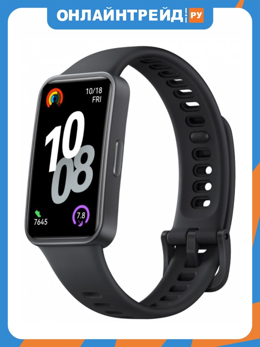 Фитнес-браслет Huawei Band 10 Черный матовый
