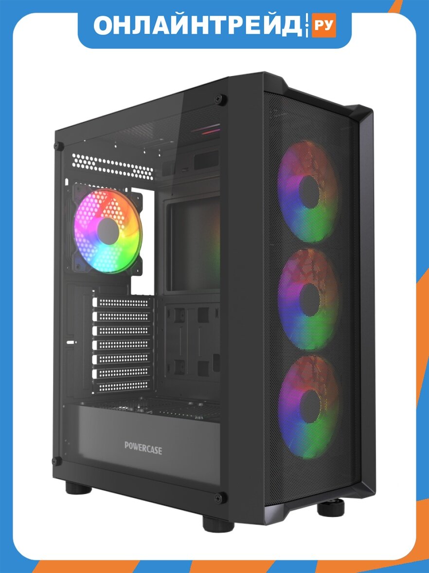Корпус Powercase Mistral EA19, черный (CMAEA19-A4)