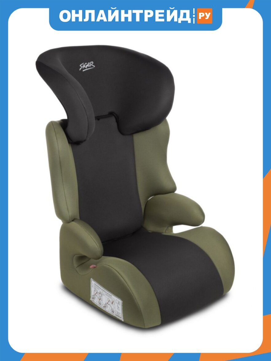 Автокресло Siger KRES4019 Смарт гр. II/III темный лес