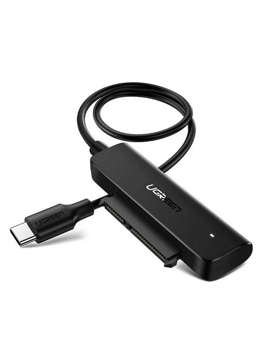 Конвертер UGREEN CM321 (70610) USB-C to SATA 2.5' 50 см Черный SATA 3.0 RU