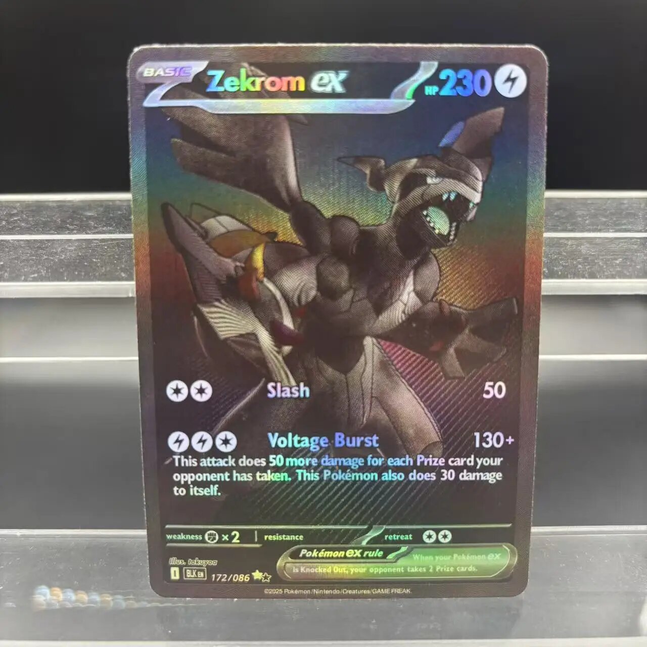 Коллекционная карта Pokemon Zekrom ex, Цвет: style15