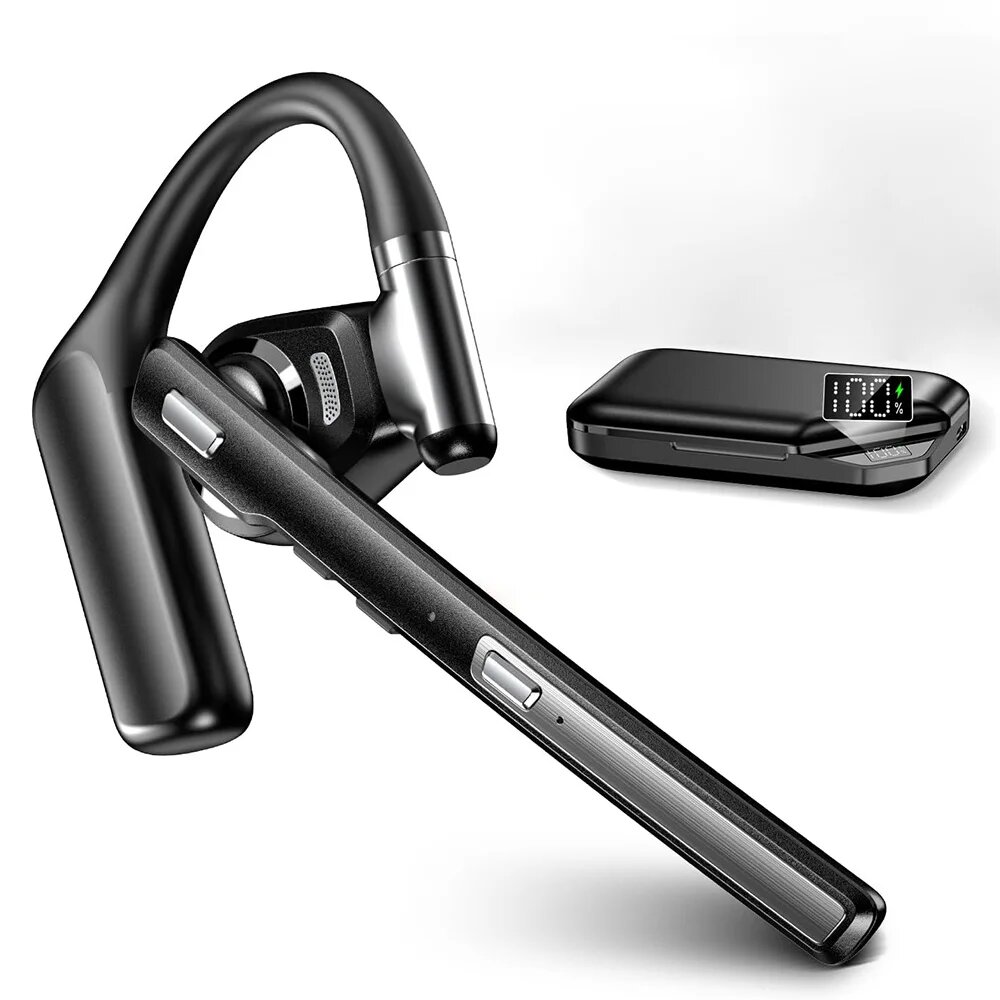 Беспроводные Наушники Arikasen Bluetooth 6.0 С Креплением На Ухо, Двумя Микрофонами