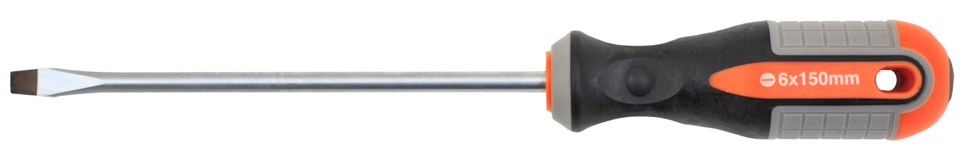 Отвертка стержневая шлицевая SL6 x 150 мм Ombra ROUND GRIP, 752615, 55143
