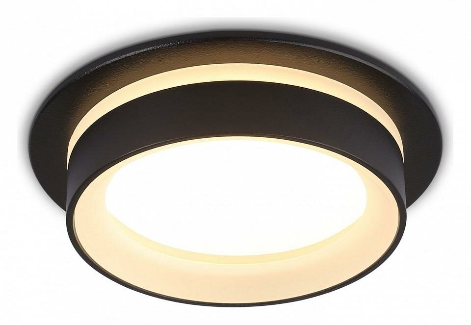 Встраиваемый светильник Ambrella Light TN TN6708 цвет плафона подвески Черный, цвет арматуры Черный