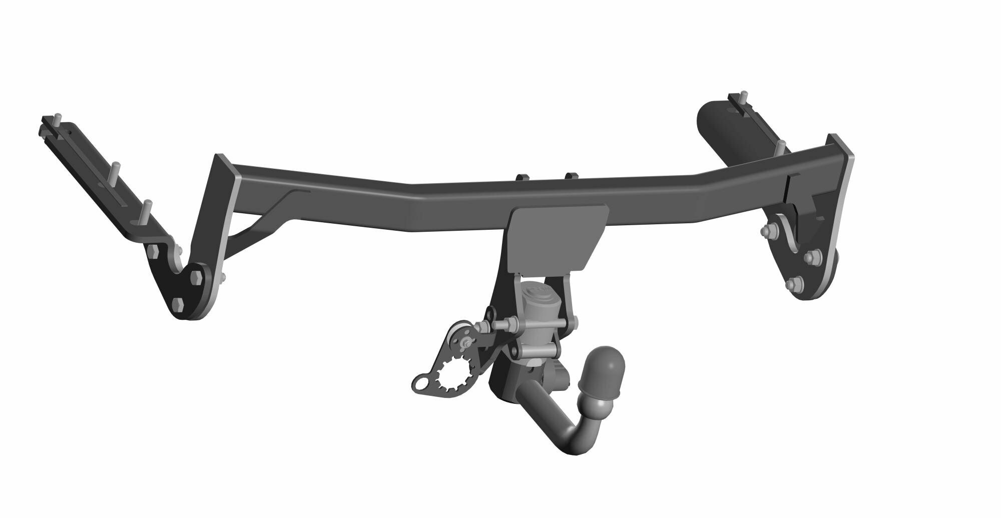Фаркоп ORIS 3001-D2 на Toyota Highlander (XU70) 2019-