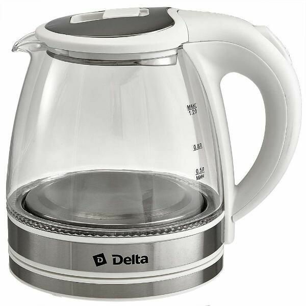 Электрочайник Delta DL-1121 белый