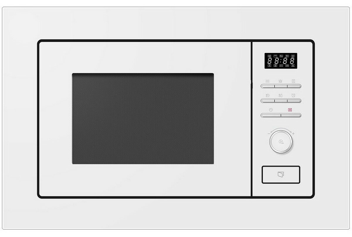Встраиваемая микроволновая печь СВЧ Midea MI72200W, 20 л, 800 Вт, белый