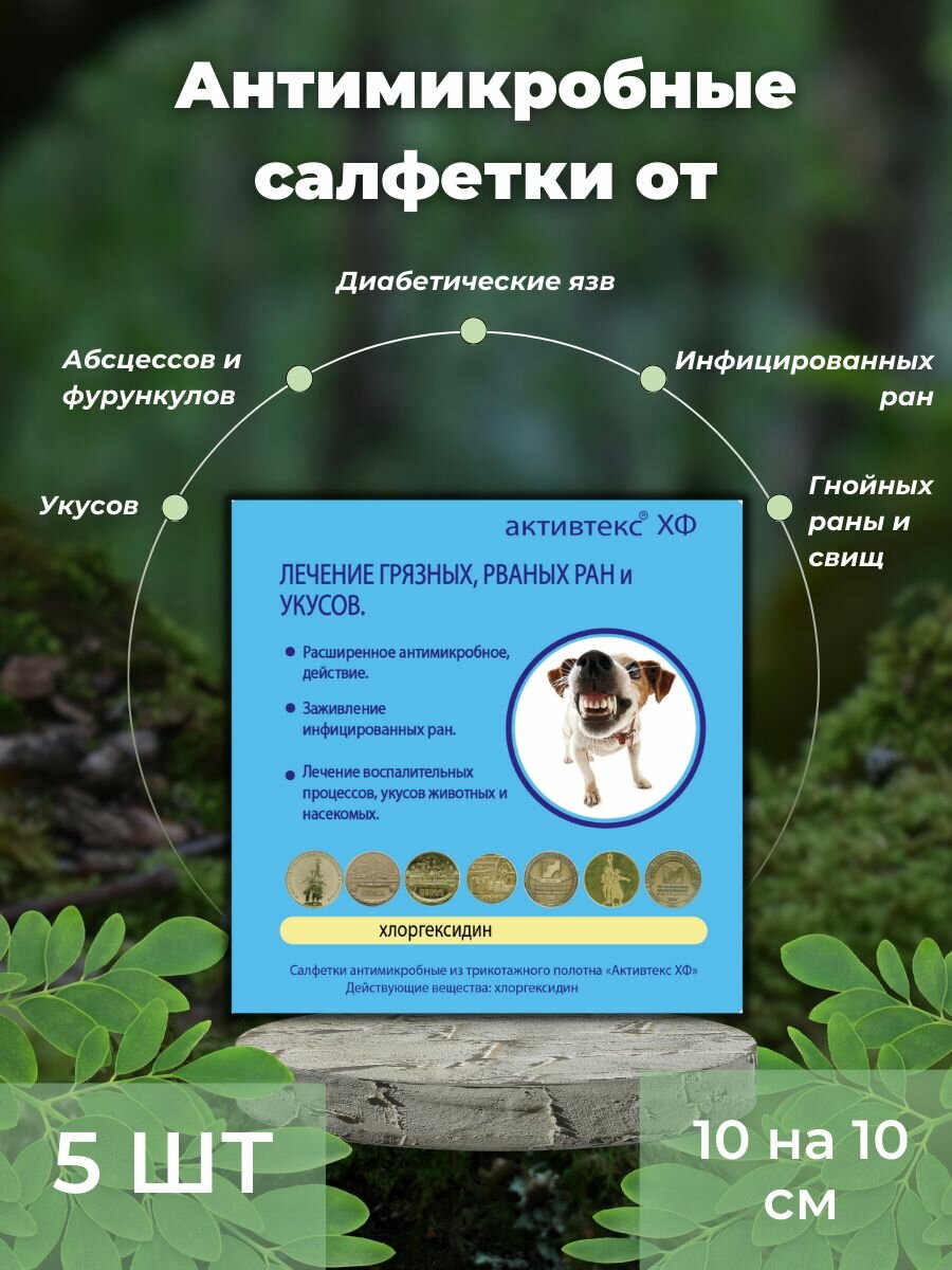 Товар для повседневного использования, Салфетка для заживления воспаленных ран XФ 10см х 10см, для повседневных задач