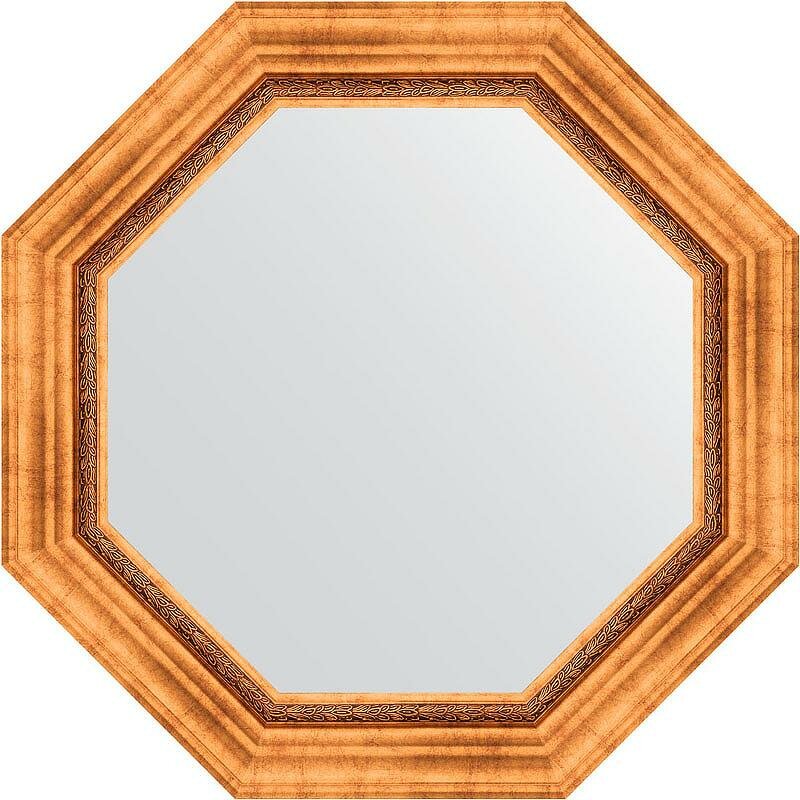 Зеркало Evoform Octagon 67х67 BY 3785 в багетной раме - Римское золото 88 мм