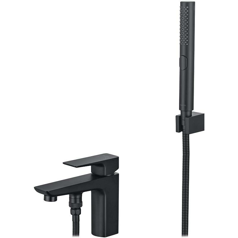 Смеситель на борт ванны Aquatek Вега AQ1044MB Черный матовый