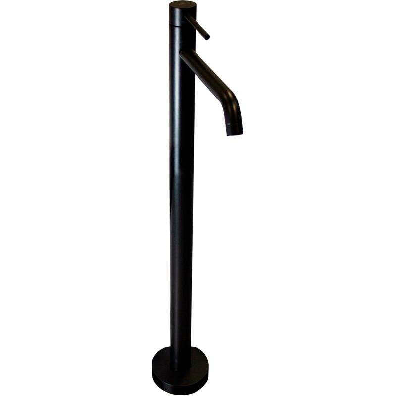 Смеситель для раковины Paffoni Light LIG031NO черный матовый, рычажное управление, латунь