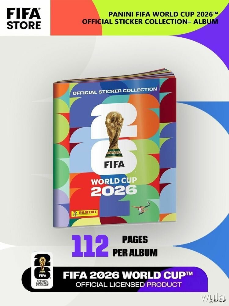 Альбом Panini FIFA World Cup 2026 - официальный, 112 страниц, для коллекционеров и фанатов футбола