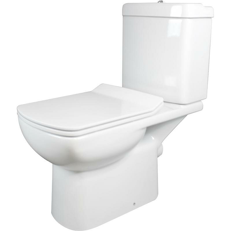 Унитаз-компакт Creo Ceramique Tours TO1003N TO1002RS с бачком и сиденьем Микролифт