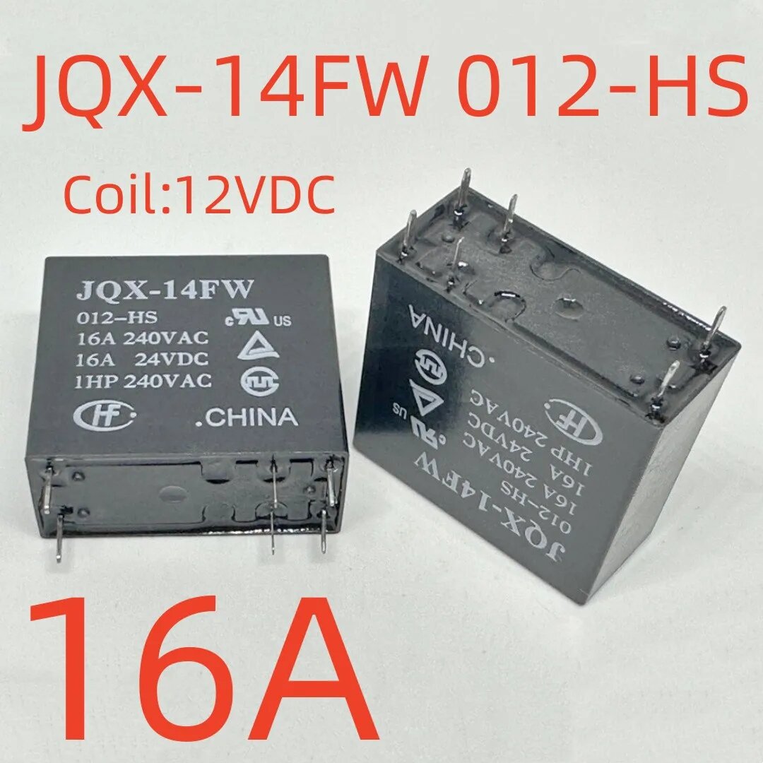 JQX-14FW 012-HS реле 6 контактов