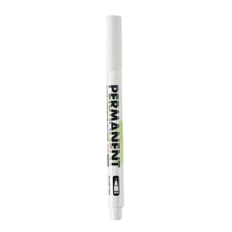 Белые водостойкие маркеры Hopk 1.0 мм 1mm -1Pcs