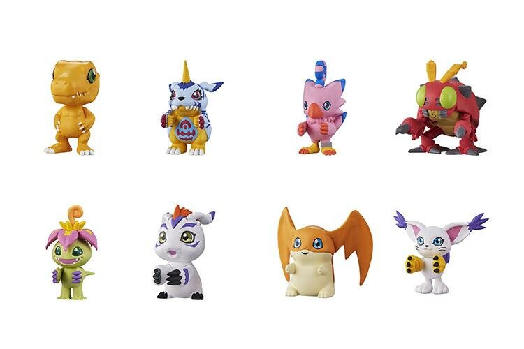 Набор коллекционных игрушек унисекс BANDAI Digimon Adventure, 8 шт.