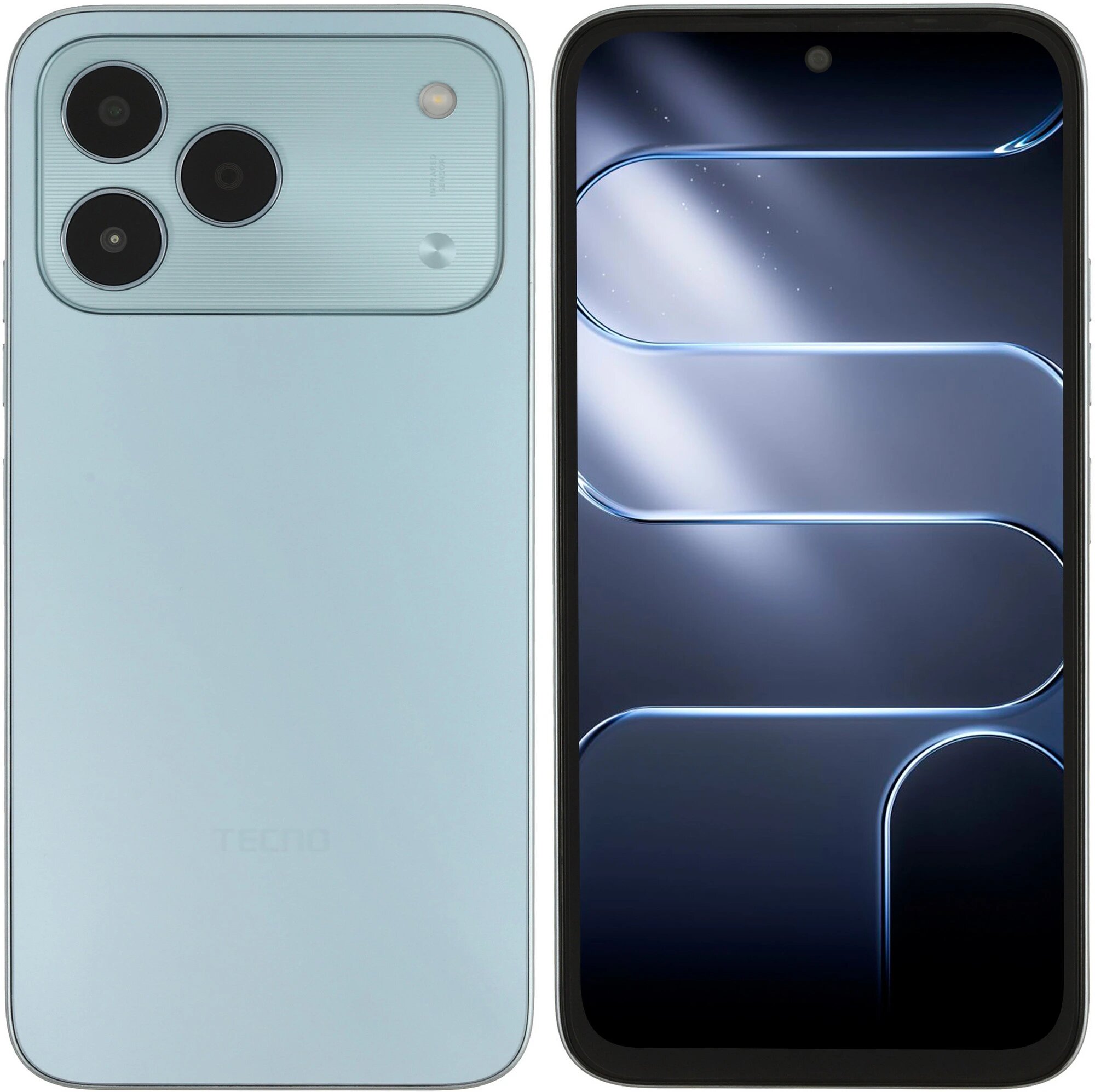 6.78" Смартфон Tecno SPARK 50 8/256 ГБ, 1576x720, IPS, 120 Гц, 7000 мА*ч, Голубой титановый