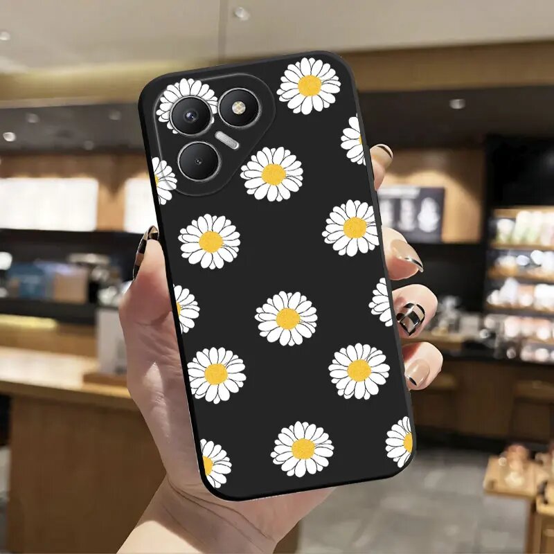 Для Tecno Pova 7 Neo/Pova 7 4G чехол модный мультяшный мягкий Черный, HS-C0513, For Tecno Pova 7 Neo
