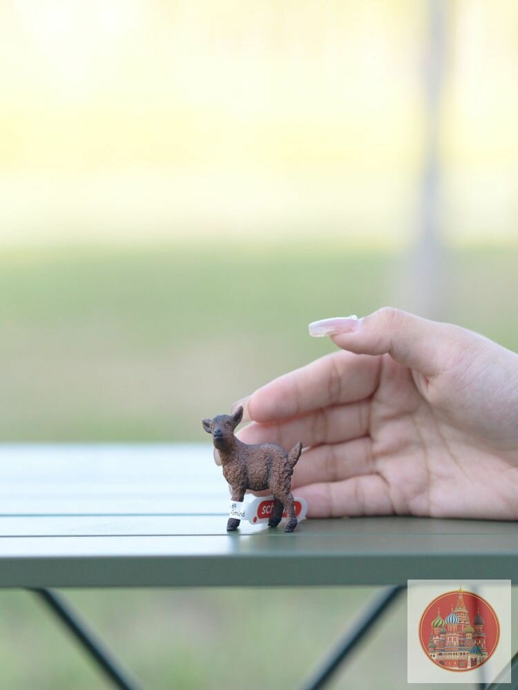 Модель козленка Schleich с подлинными деталями, игрушка для коллекции, размер 5-8 см