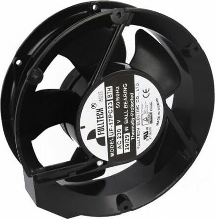 FULLTECH UF17PC23BTH Вентилятор осевой, 230В AC, 172x51мм, 349куб. м/ч, 50дБА, 16ммH2O, 1шт