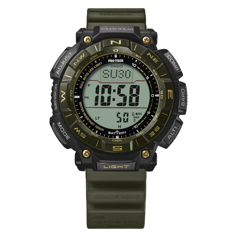 Наручные часы CASIO Pro Trek, зеленый — фото 1