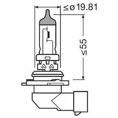 Комплект ламп галогеновых hb4 (в комплекте 2 шт.) cool blue intense Osram 9006CBN2HB