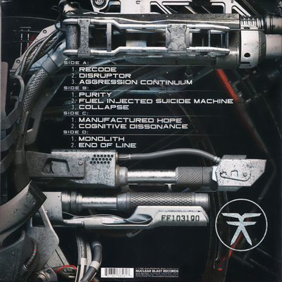 Fear Factory - Aggression Continuum, 2LP Gatefold, BLACK LP — фото 1