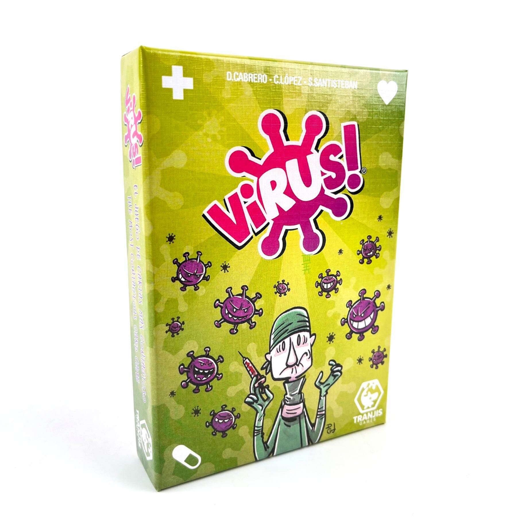 Английская версия интерактивной карточной игры-игрушки Virus123 для всей семьи является бестселлером.