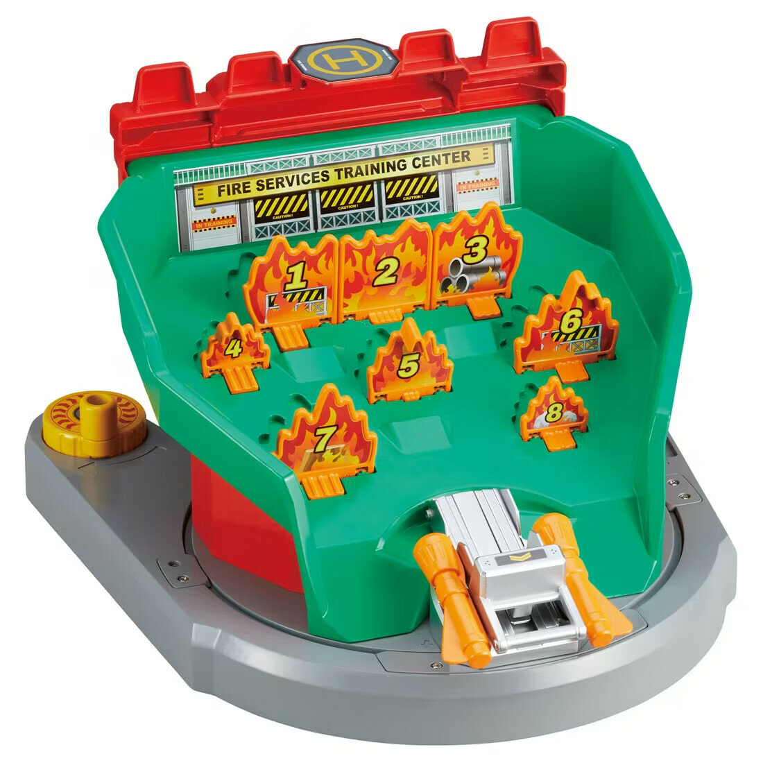 TAKARA TOMY Игрушка с вращающимся звуком для симуляции пожара в центре пожарной тренировки Новогодний подарок