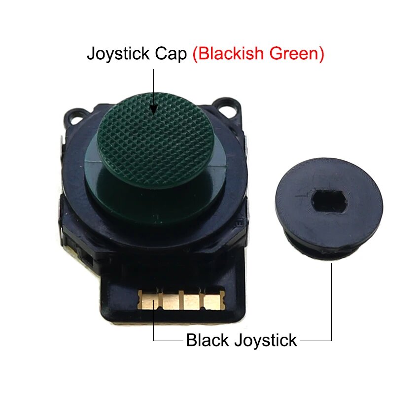 Черный 3D аналоговый джойстик Blackish Green для PSP2000