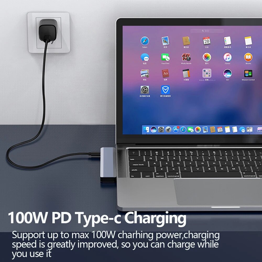Tebe 7 в 1 USB-C концентратор — фото 1