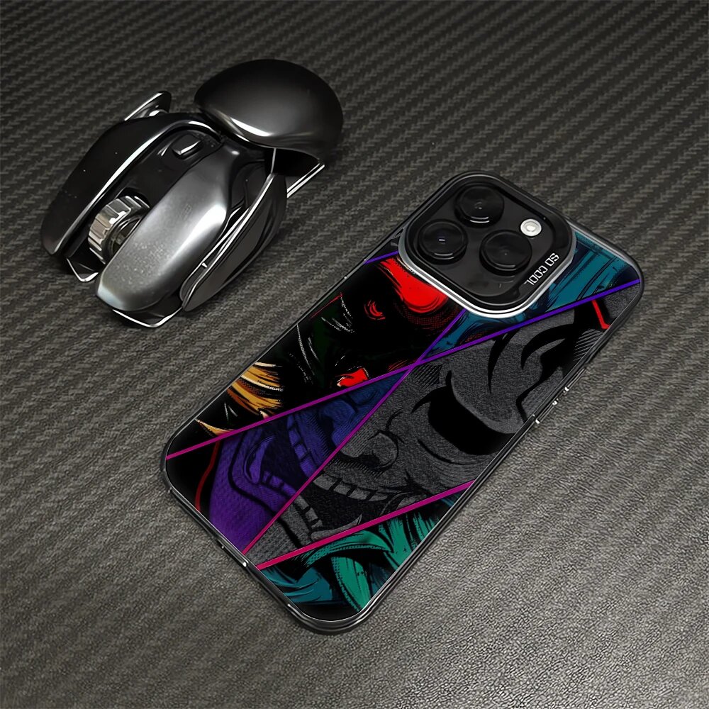 Чехол для телефона Cyberpunk Samurai Joker для iPhone 17 16 15 14 13 Style 1, For iPhone 15Pro Max