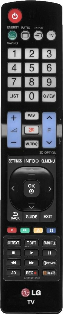 Пульт LG AKB74115502 оригинал
