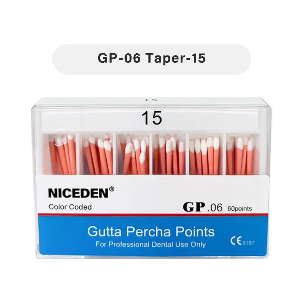 Гуттаперчевые штифты, gutta-percha point № 06-15