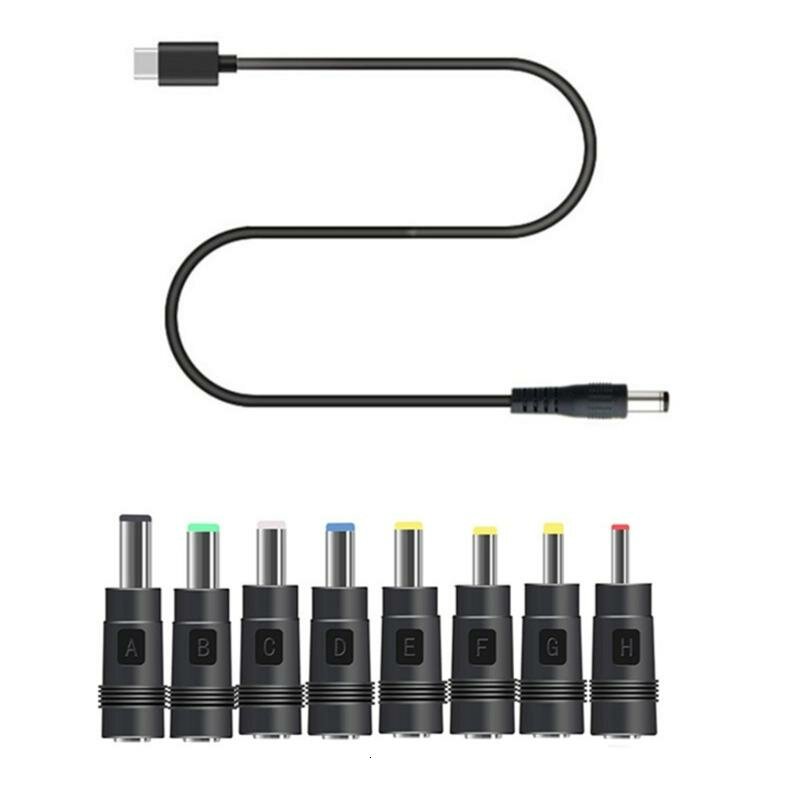 Кабель-повышающий преобразователь TypeC-DC PD12V 8 разъёмов для роутера