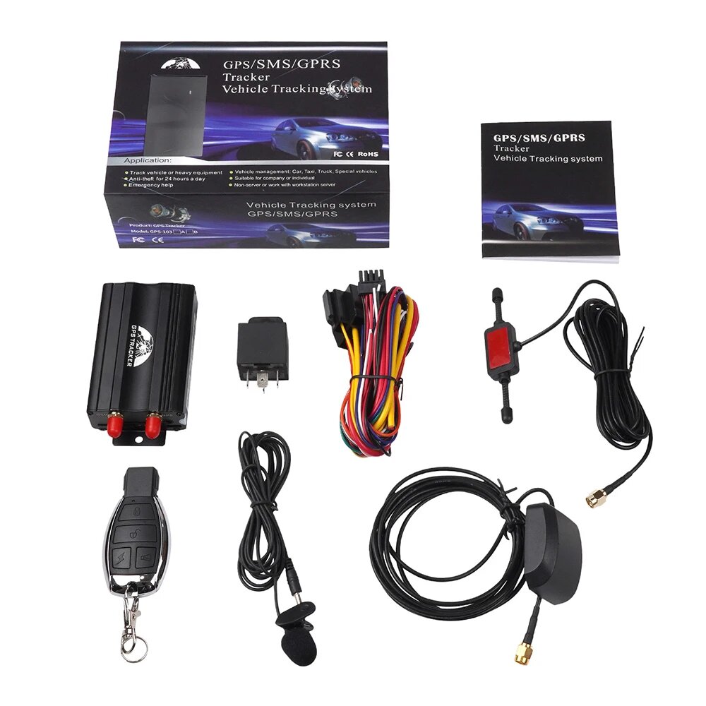 GPS-трекер Coban TK103A TK103B для автомобилей, устройство слежения GPS/GSM/GPRS/SMS, GPS103A GPS103B, инструмент для управления транспортными средствами в реальном времени