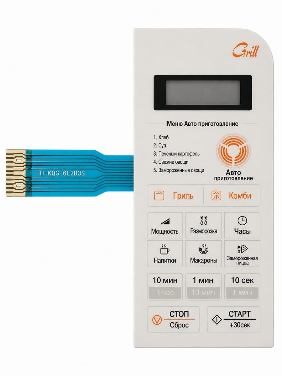 Daewoo TH-KQG-6L2B3S Сенсорная панель микроволновой СВЧ печи KQG-6L2B
