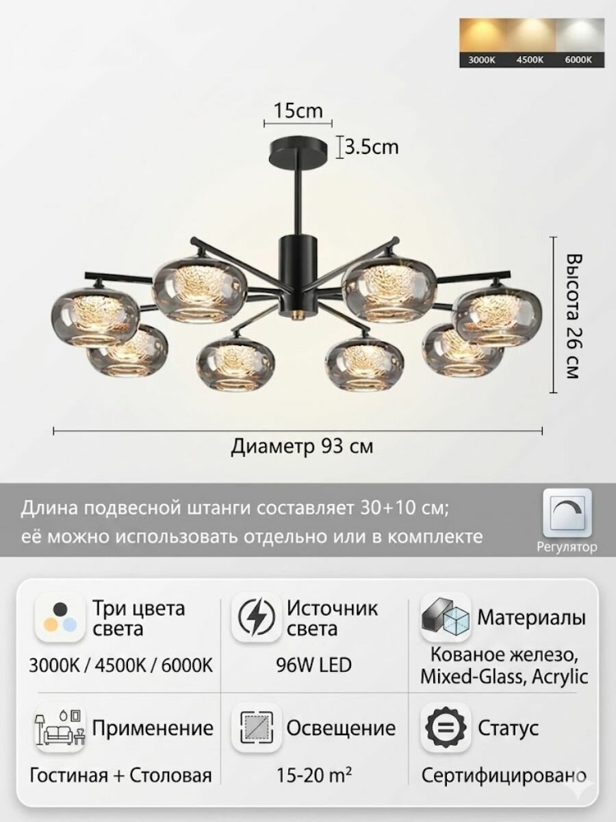 Люстра, — фото 1