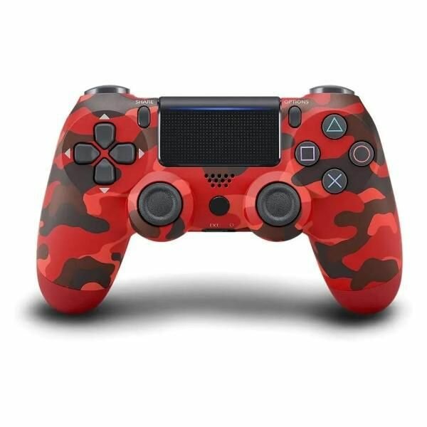Геймпад Wireless Controller PS4 Dualshock (хаки красный)