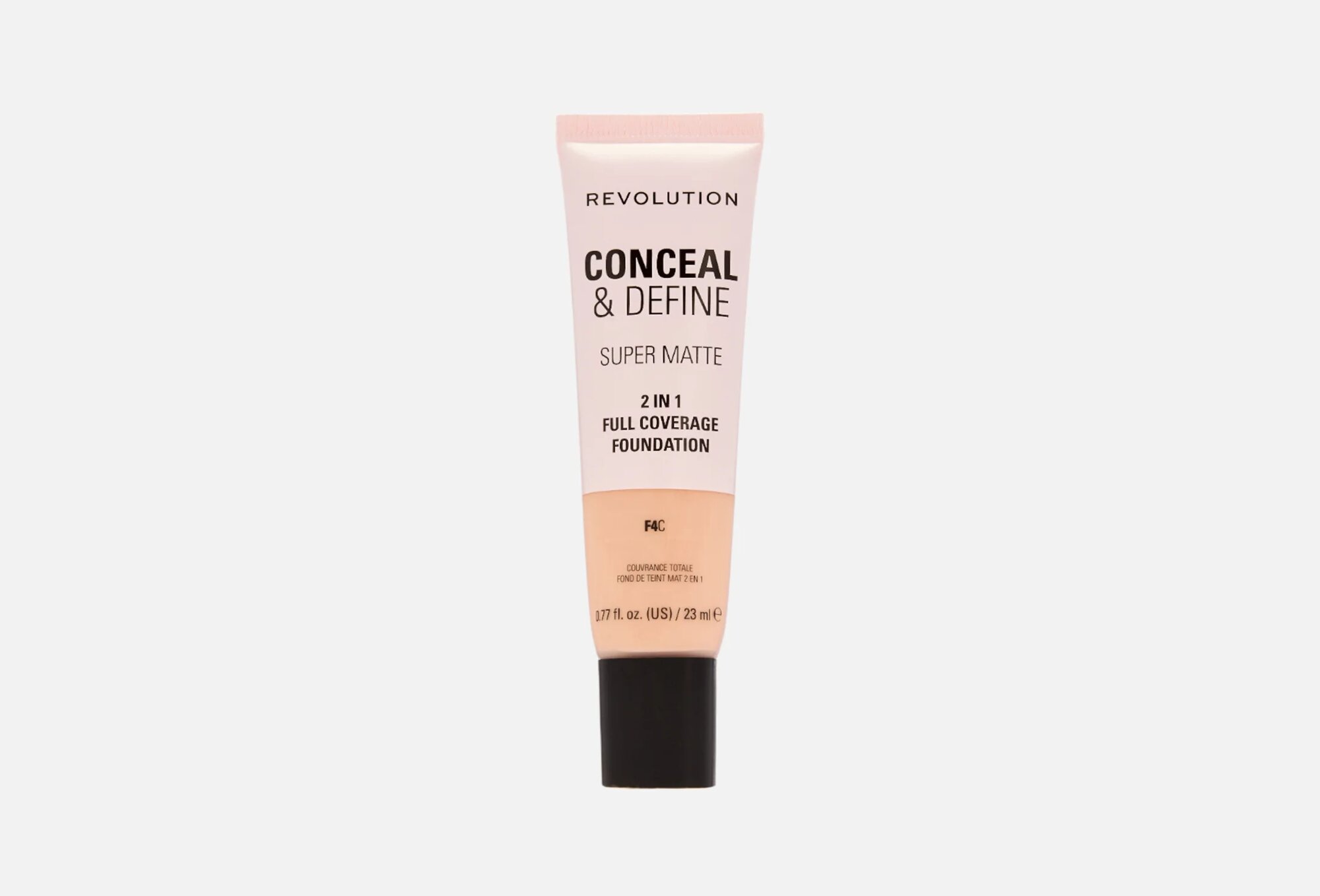 MakeUp Revolution Conceal & Define Foundation Матирующий тональный крем 23мл F4C