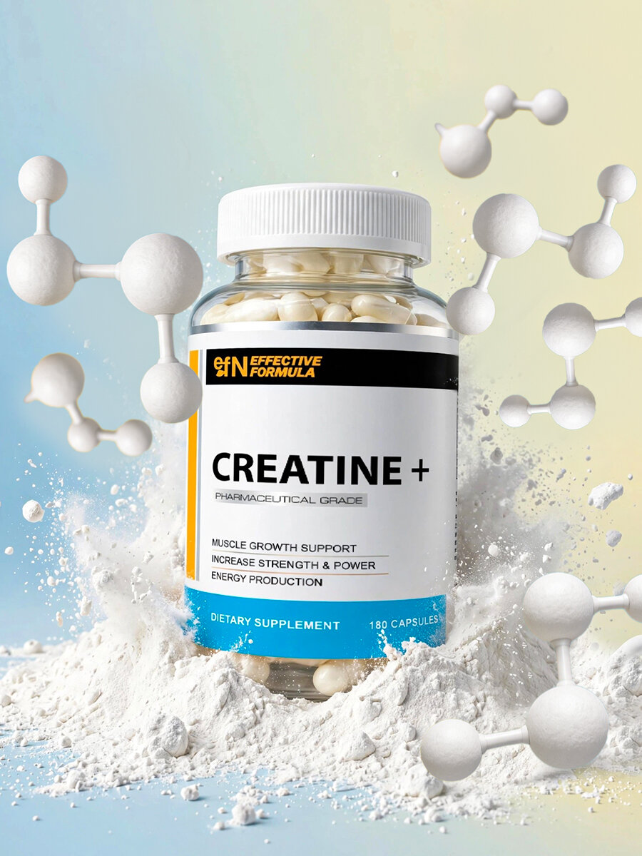 CREATINE+ Effective Formula Nutrition, 180 капс — фото 1